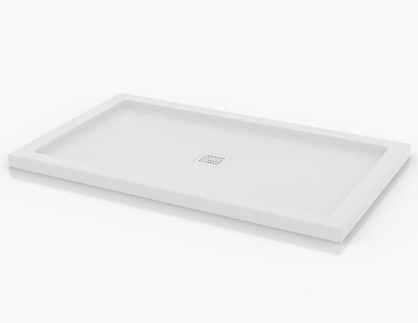 Fleurco - Tavia Shower Base With Metal Grid – PlumbTile