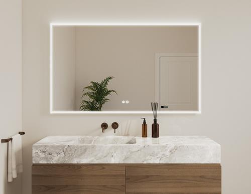 Fleurco - Halo Plus Mirror with Defog and Light – PlumbTile