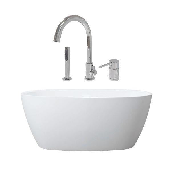 Maidstone - Medway Acrylic Contemporary Double Ended Freestanding Tub ...