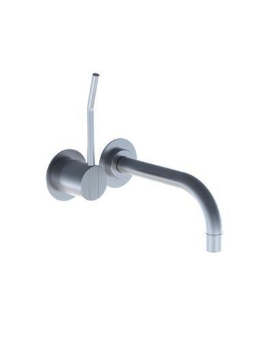 Vola - 111L One-Handle Mixer, 6 Inch Spout and Rosette Trim Kit with l ...