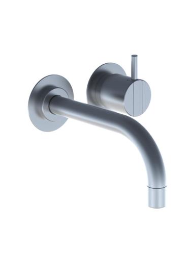 Vola - 111X One-Handle Mixer, 6 Inch Spout and Rosette Trim Kit, For S ...