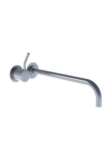 Vola - 121-300M One-Handle Mixer, 12 Inch Spout And Rosette Trim Kit ...