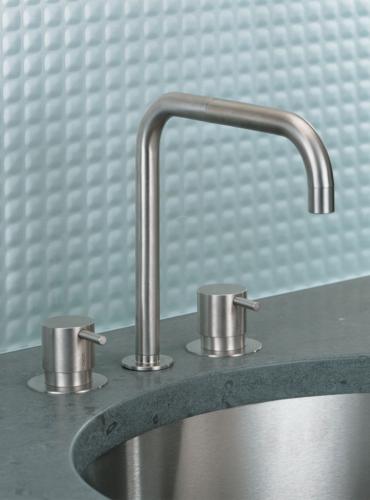 Vola - Kv4 Three-Hole Deck-Mounted Basin Or Kitchen Faucet – PlumbTile